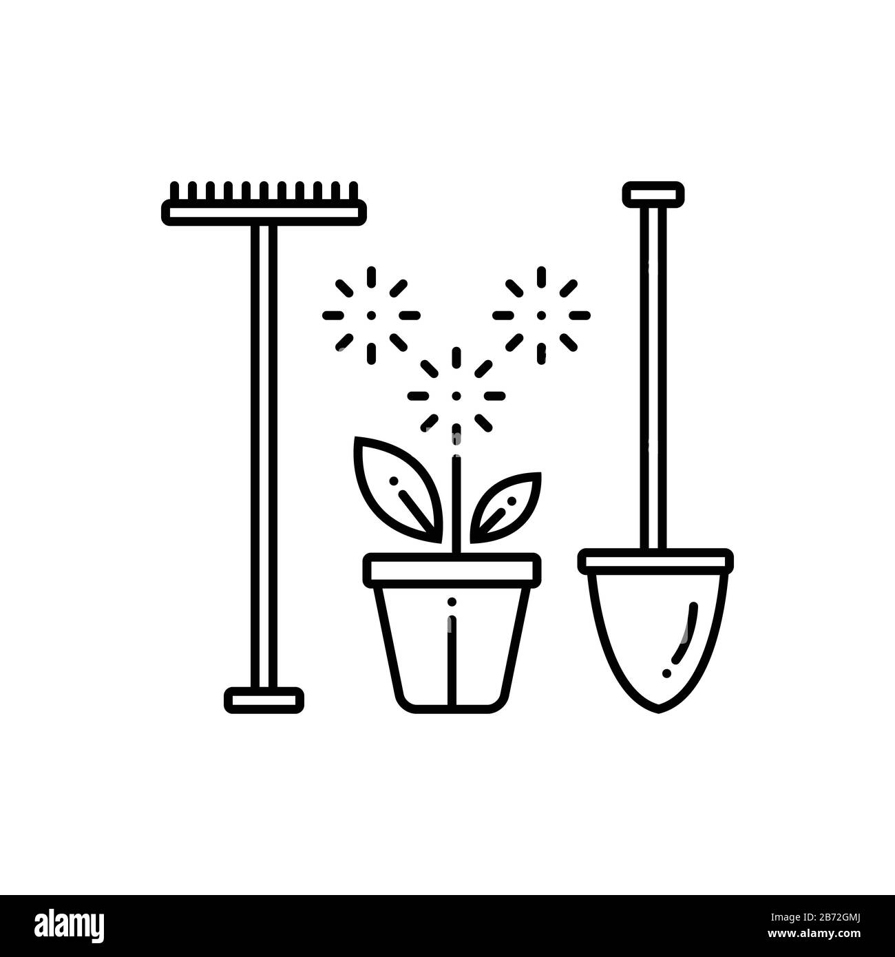 Garden service icon Stock Vector Image & Art - Alamy