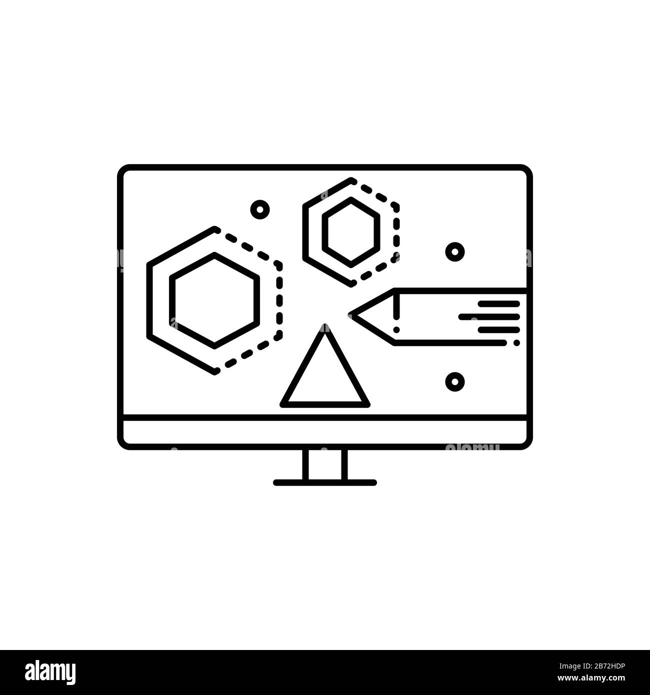 Icon for visual,designing Stock Vector Image & Art - Alamy