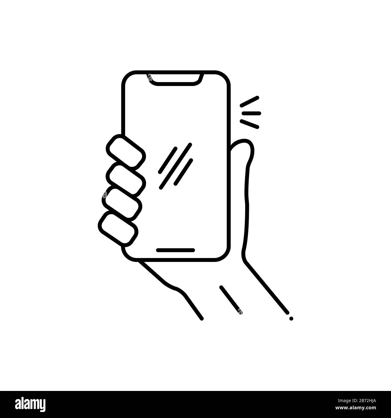 Icon for using,mobile Stock Vector Image & Art - Alamy