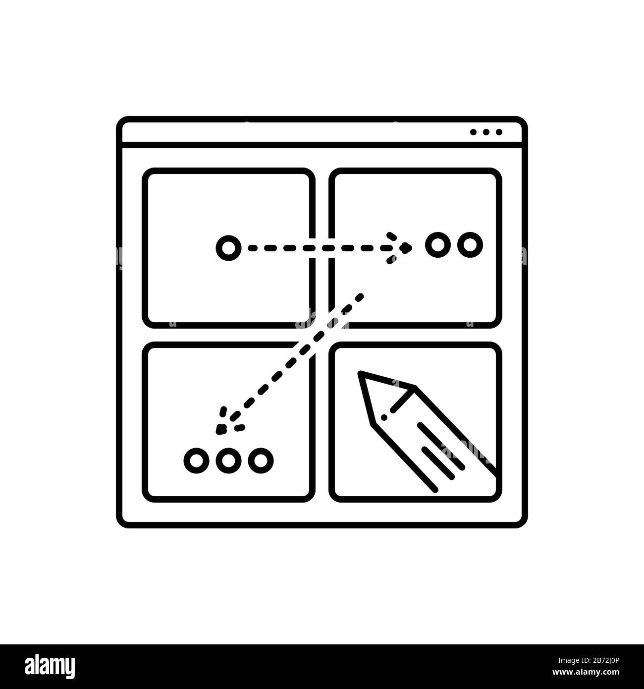 Storyboard vector vectors hi-res stock photography and images - Alamy