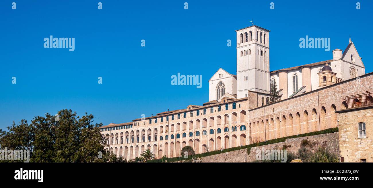 Assisi, the city of peace, Italy. UNESCO World Heritage Site, the ...