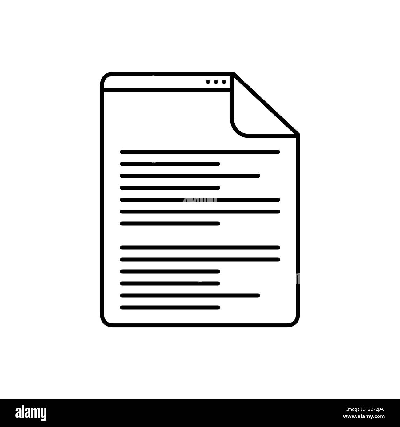 Icon for scenarios, script Stock Vector Image & Art - Alamy