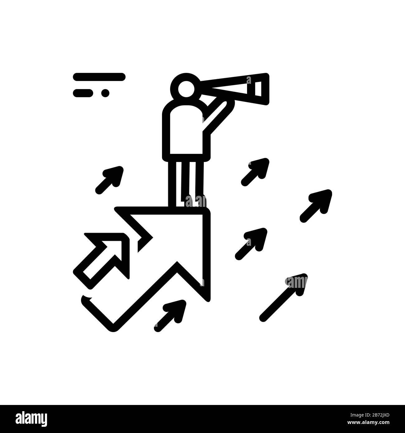 Business vision icon Stock Vector Image & Art - Alamy