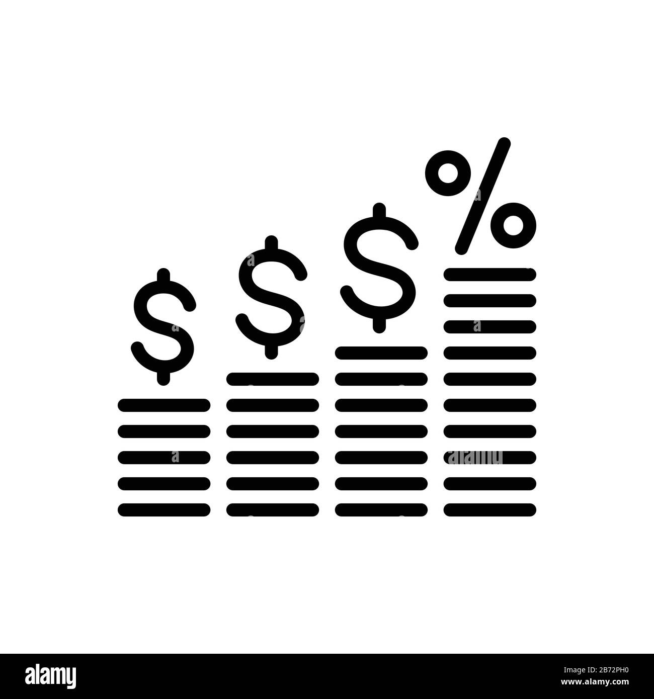 Finance interest icon Stock Vector Image & Art - Alamy
