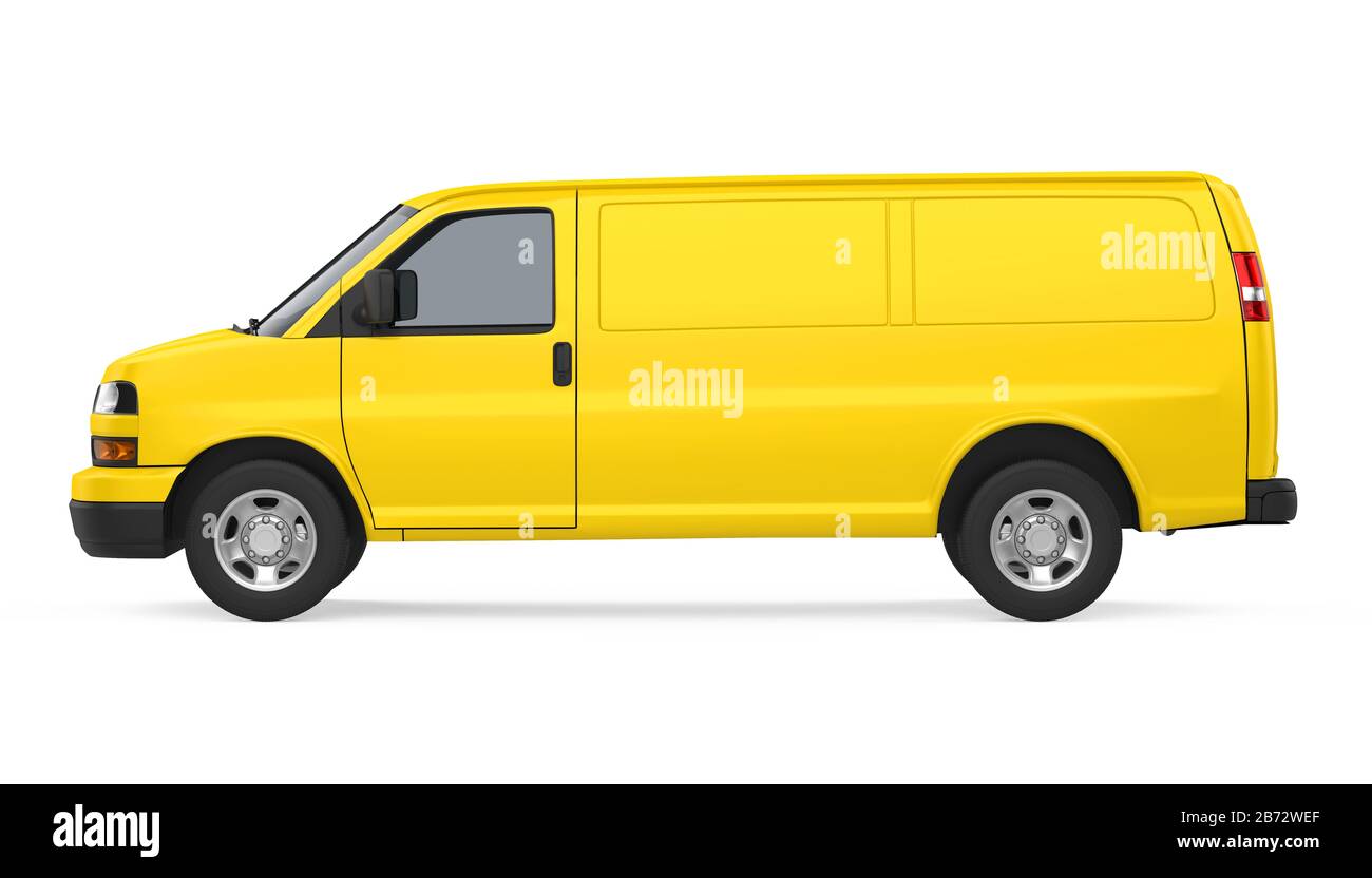 Driver yellow van hi-res stock photography and images - Alamy