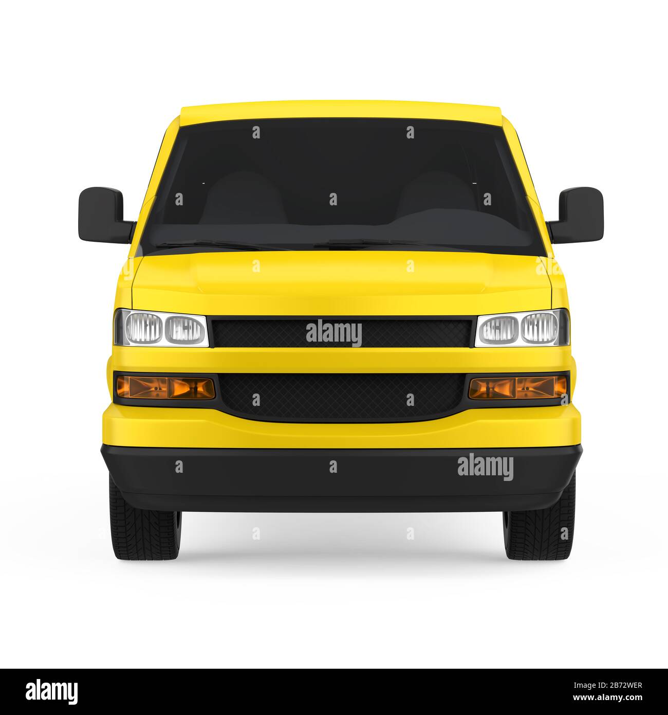 Driver yellow van hi-res stock photography and images - Alamy