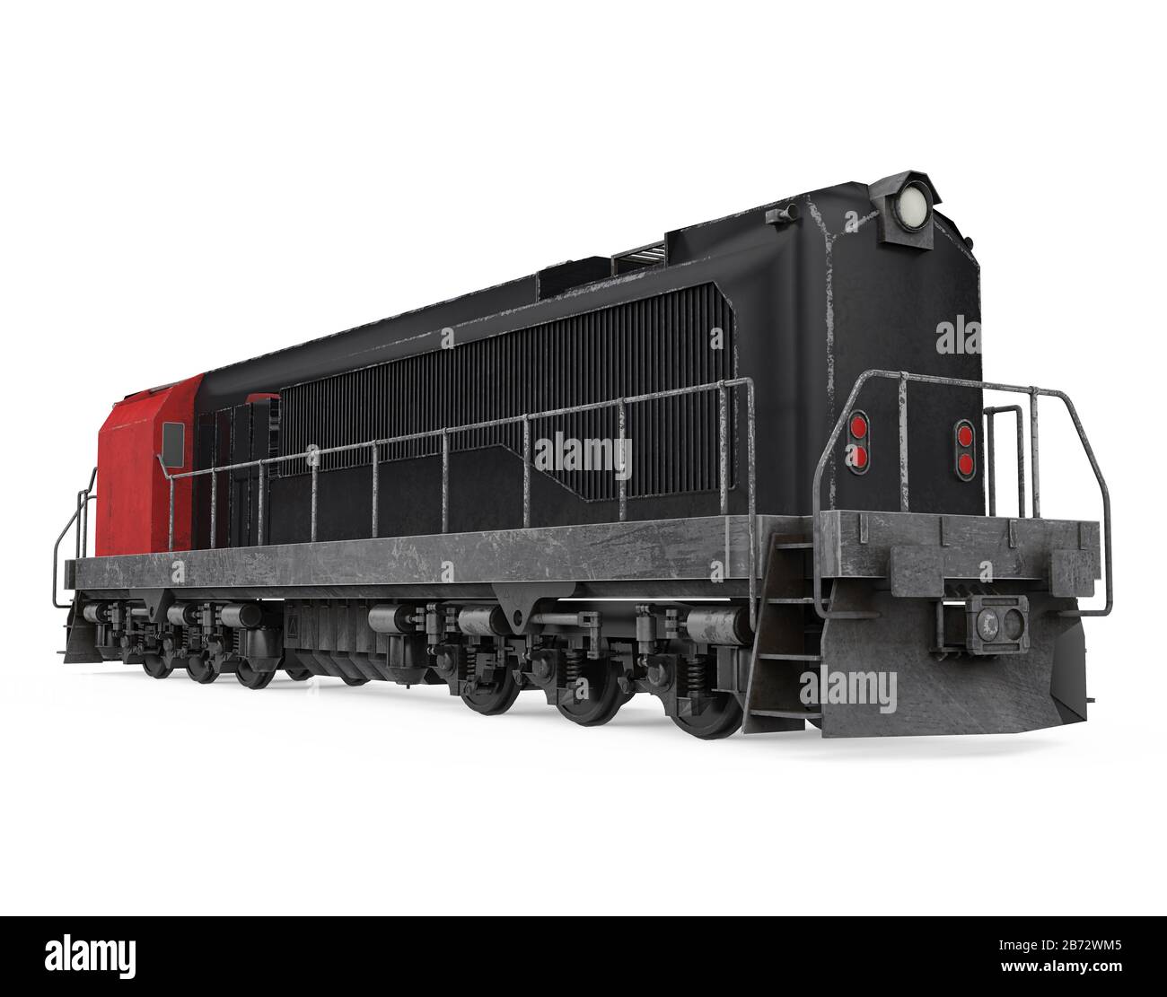 Retro steam locomotive transport Cut Out Stock Images & Pictures - Alamy