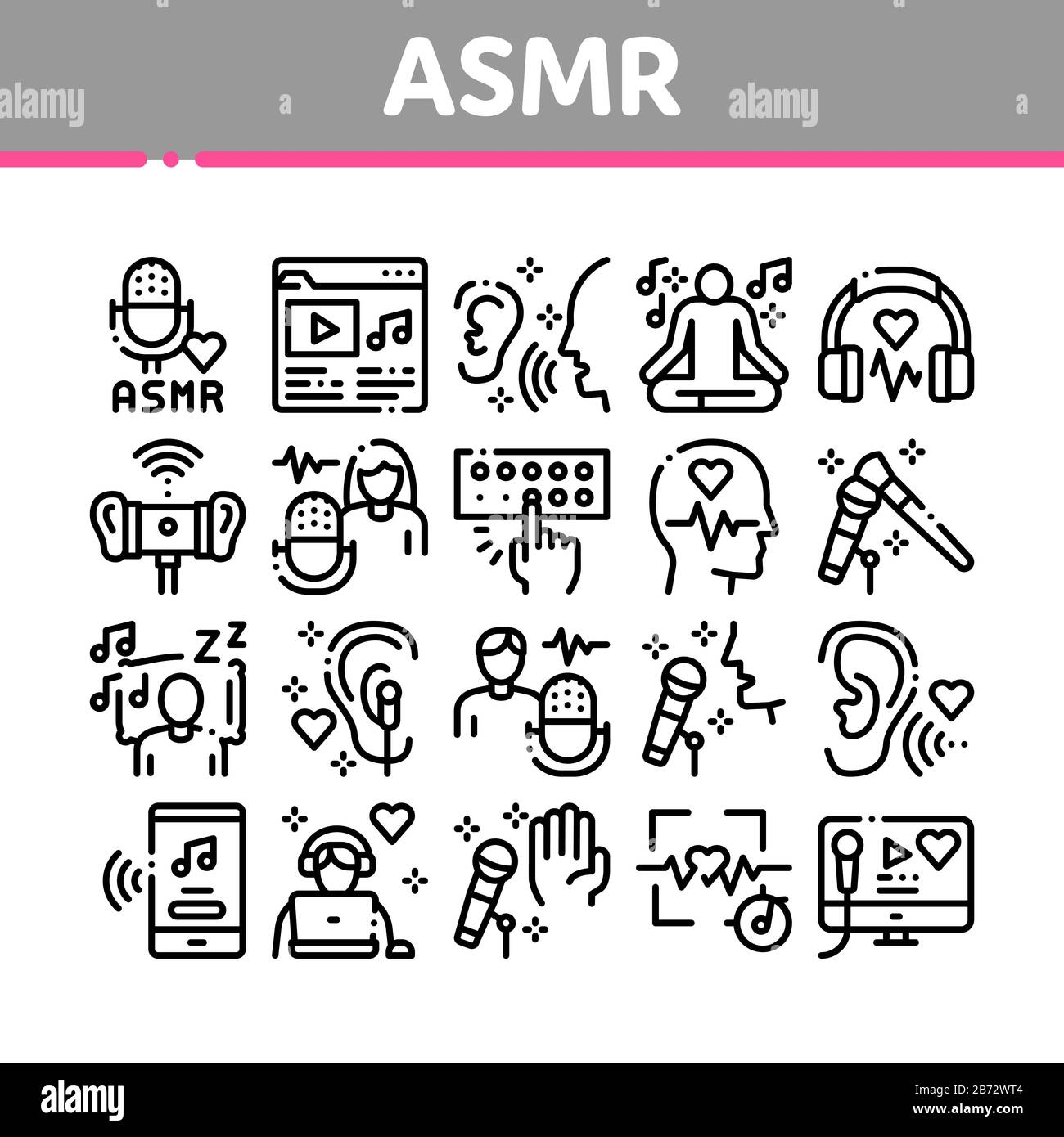 Asmr logo hi-res stock photography and images - Alamy