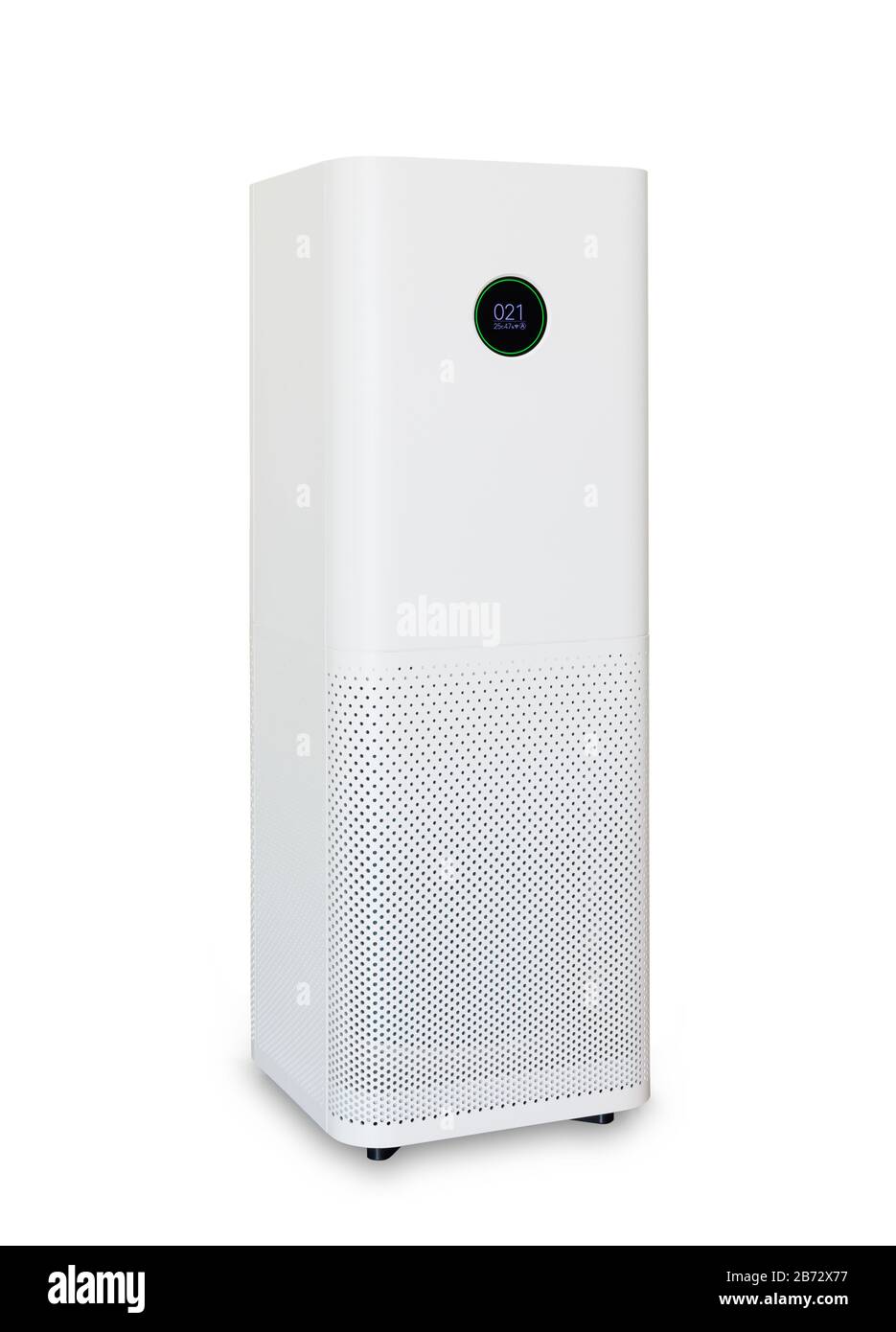 Air purifier isolated on white background Stock Photo - Alamy