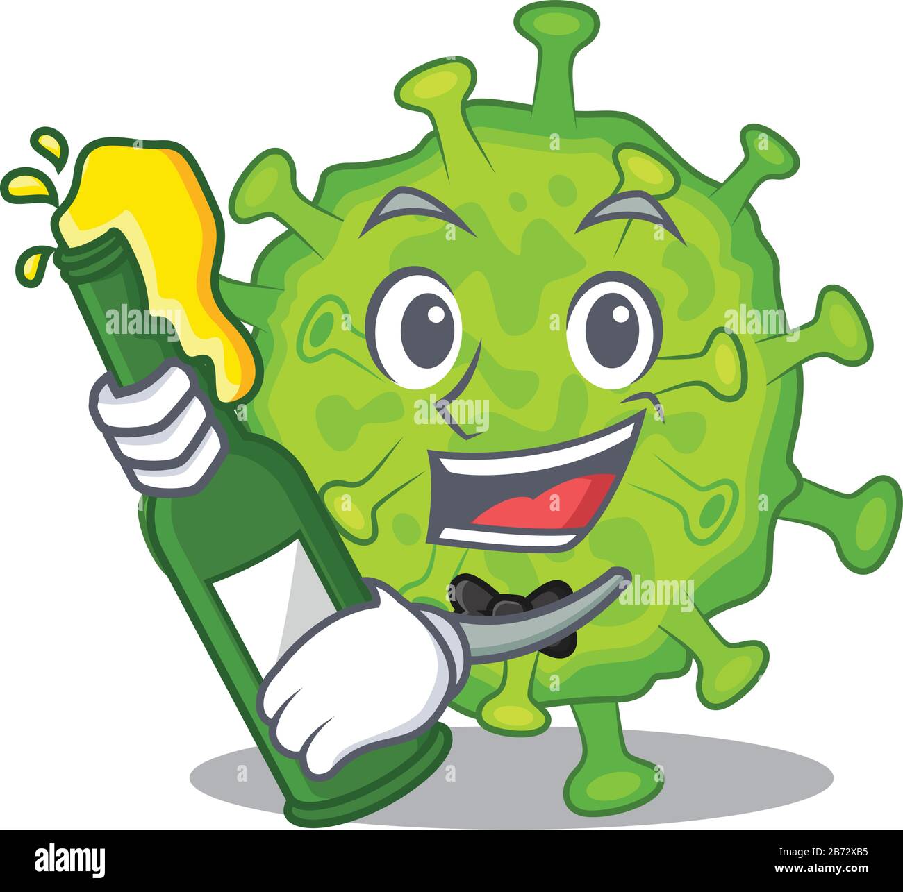 Cartoon Corona Bottle