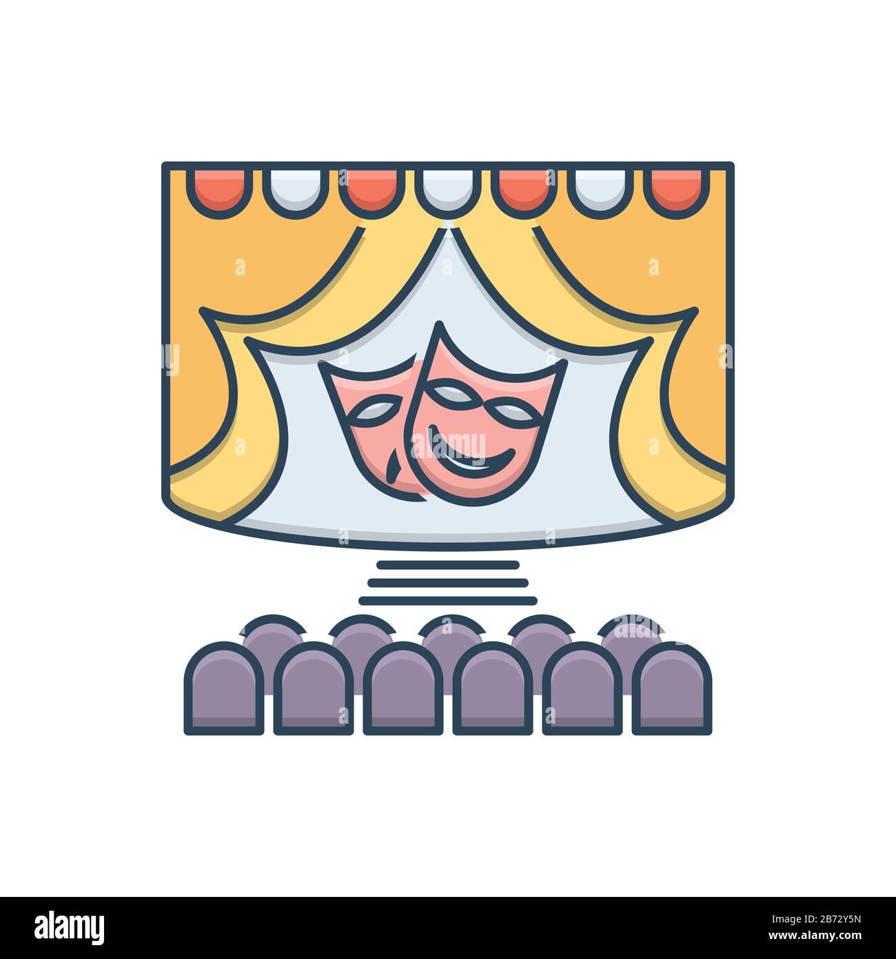 Icon for theatre,stage Stock Vector Image & Art - Alamy