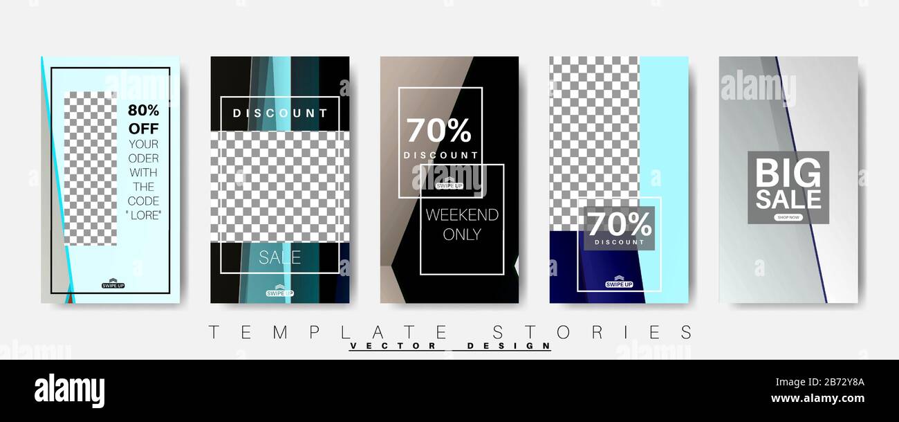 Story background template that can be edited. Vector background for ...