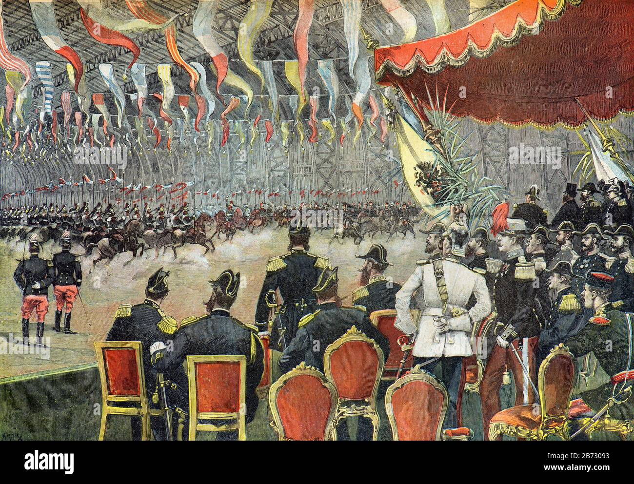 Meyer Henri ( 1841 - 1899 ) - Franco Russes celebrations in Paris in ...