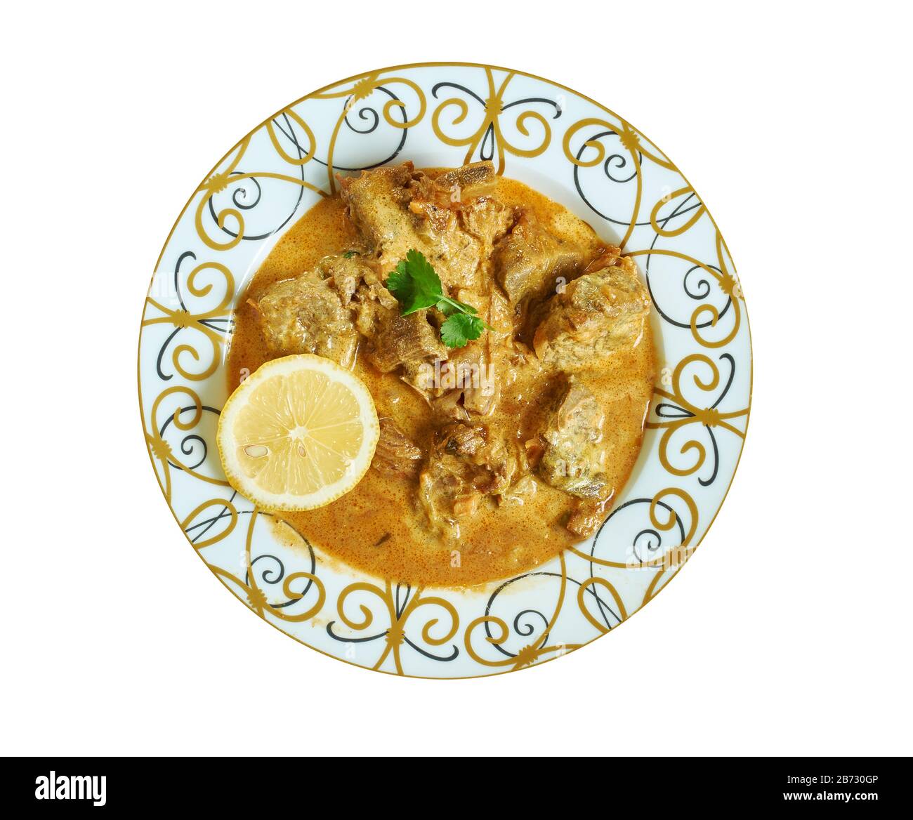 Dahi Gosht - Yogurt Lamb Curry, Kashmiri cuisine, Traditional assorted ...