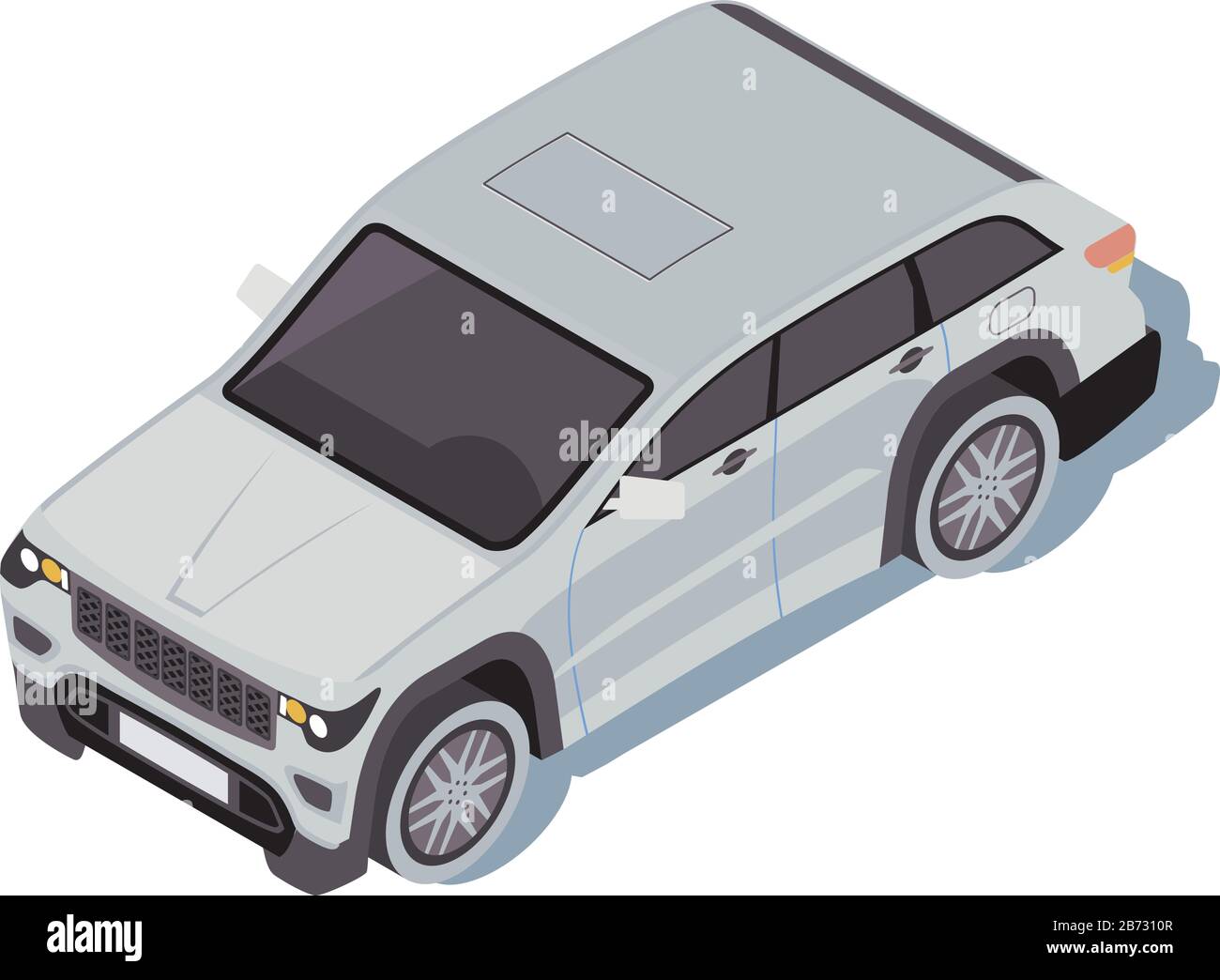 Car isometric color vector illustration Stock Vector Image & Art - Alamy