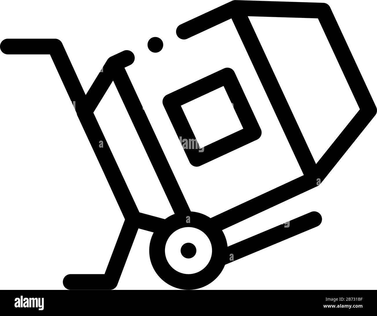 Cement Mixer Icon Vector Outline Illustration Stock Vector Image & Art ...