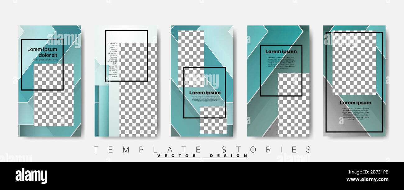 Editable story background template. Vector background for modern ...