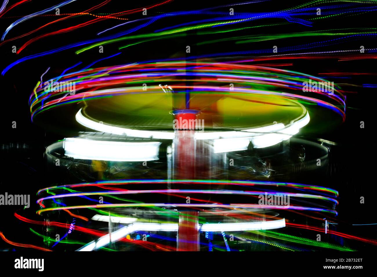 Rotating colored lights Stock Photo - Alamy