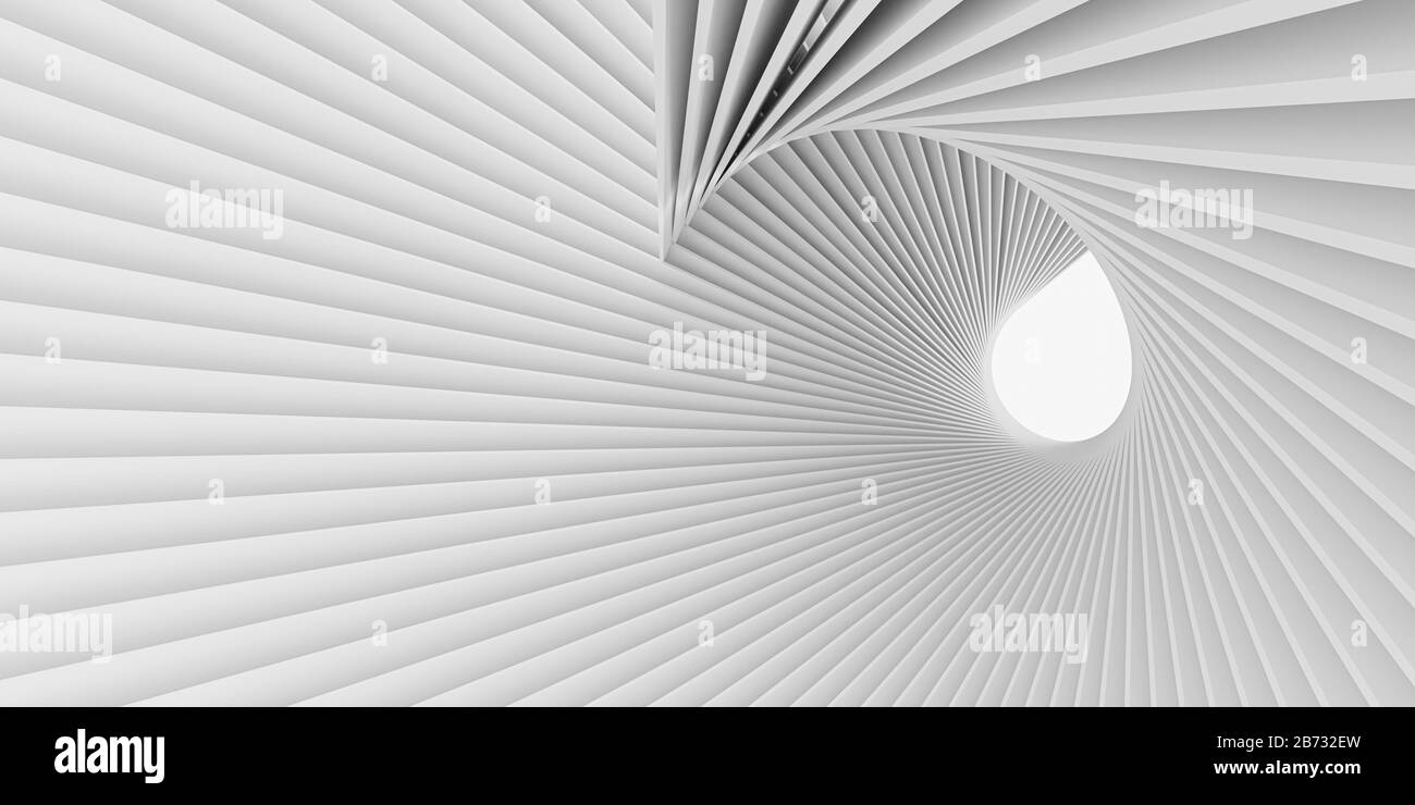 Abstract white space architecture,perspective of future design building ...