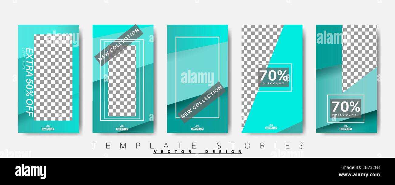 Editable story background template. Vector background for modern ...