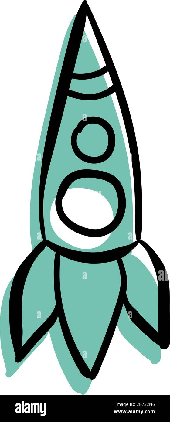 Retro Rocket Illustration High Resolution Stock Photography and Images ...