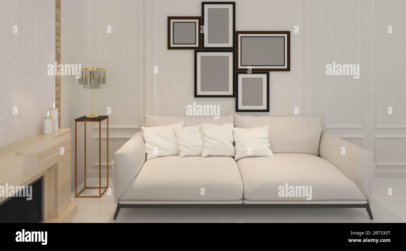 Beautiful uncluttered living room hi-res stock photography and images ...