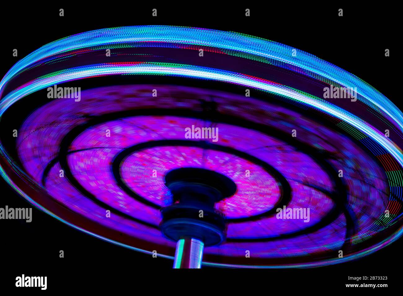 Rotating colored lights Stock Photo - Alamy