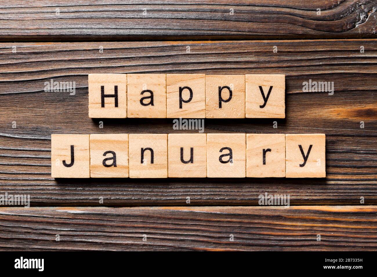 January Word High Resolution Stock Photography and Images - Alamy