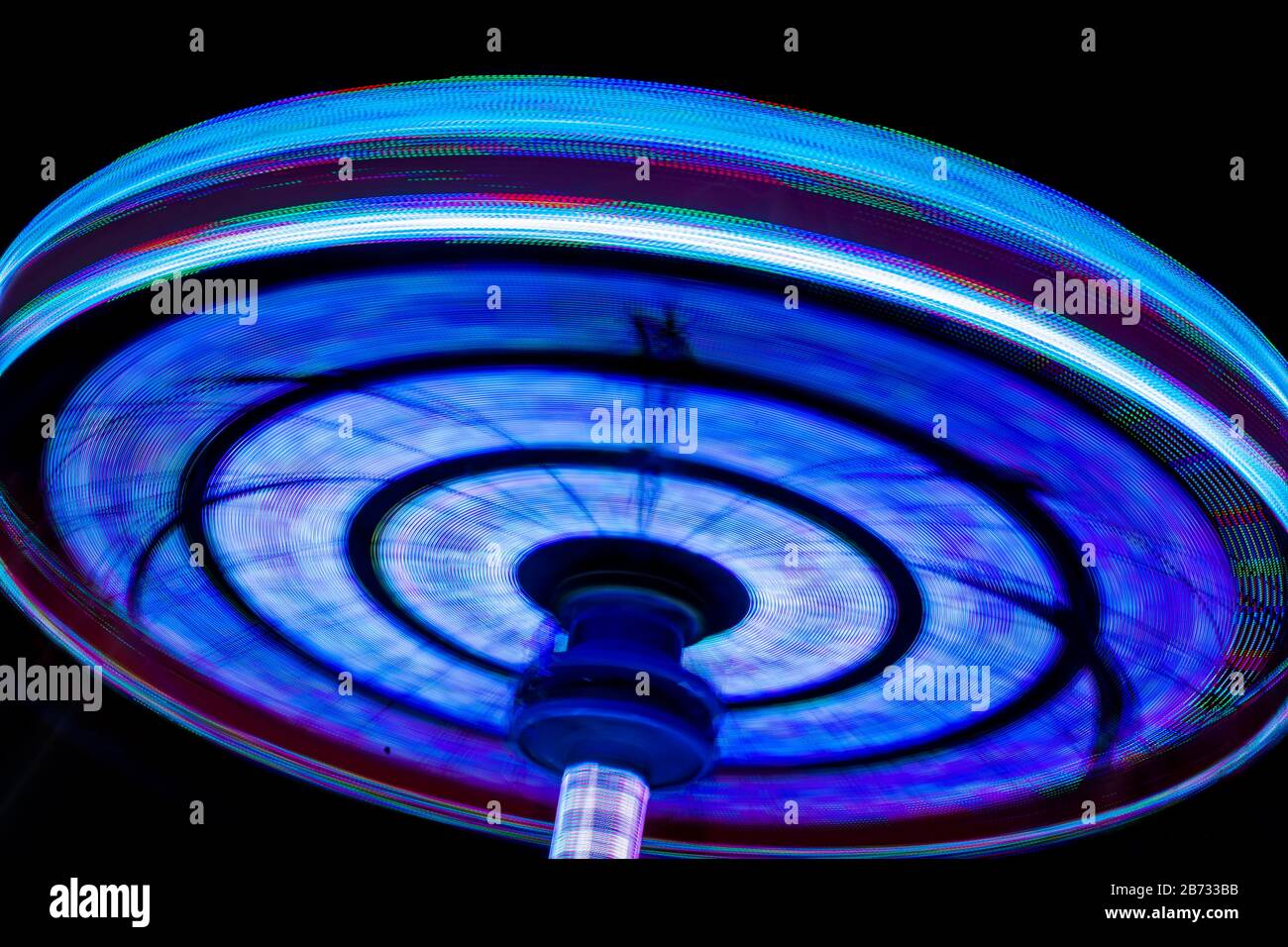 Rotating colored lights Stock Photo - Alamy
