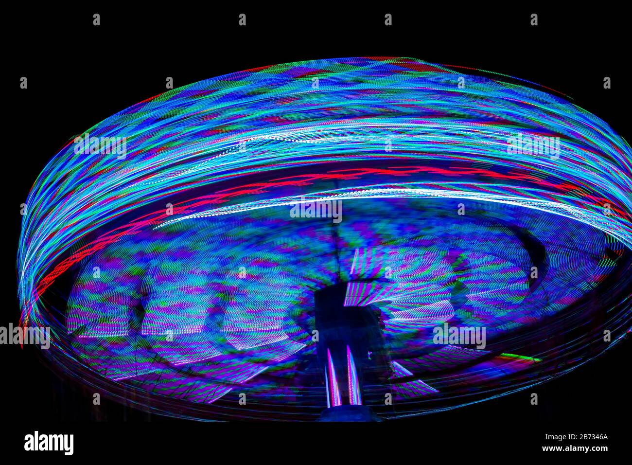 Rotating colored lights Stock Photo - Alamy
