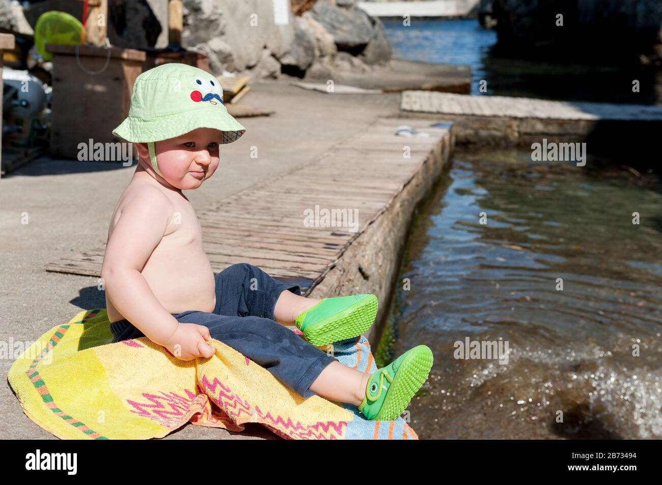 Young boy, Kalypso Cretan Village Hotel, Karavos, Plakias, Rethymno ...