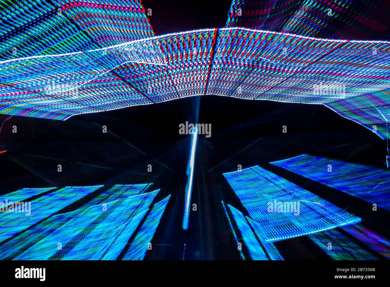 Rotating colored lights Stock Photo - Alamy