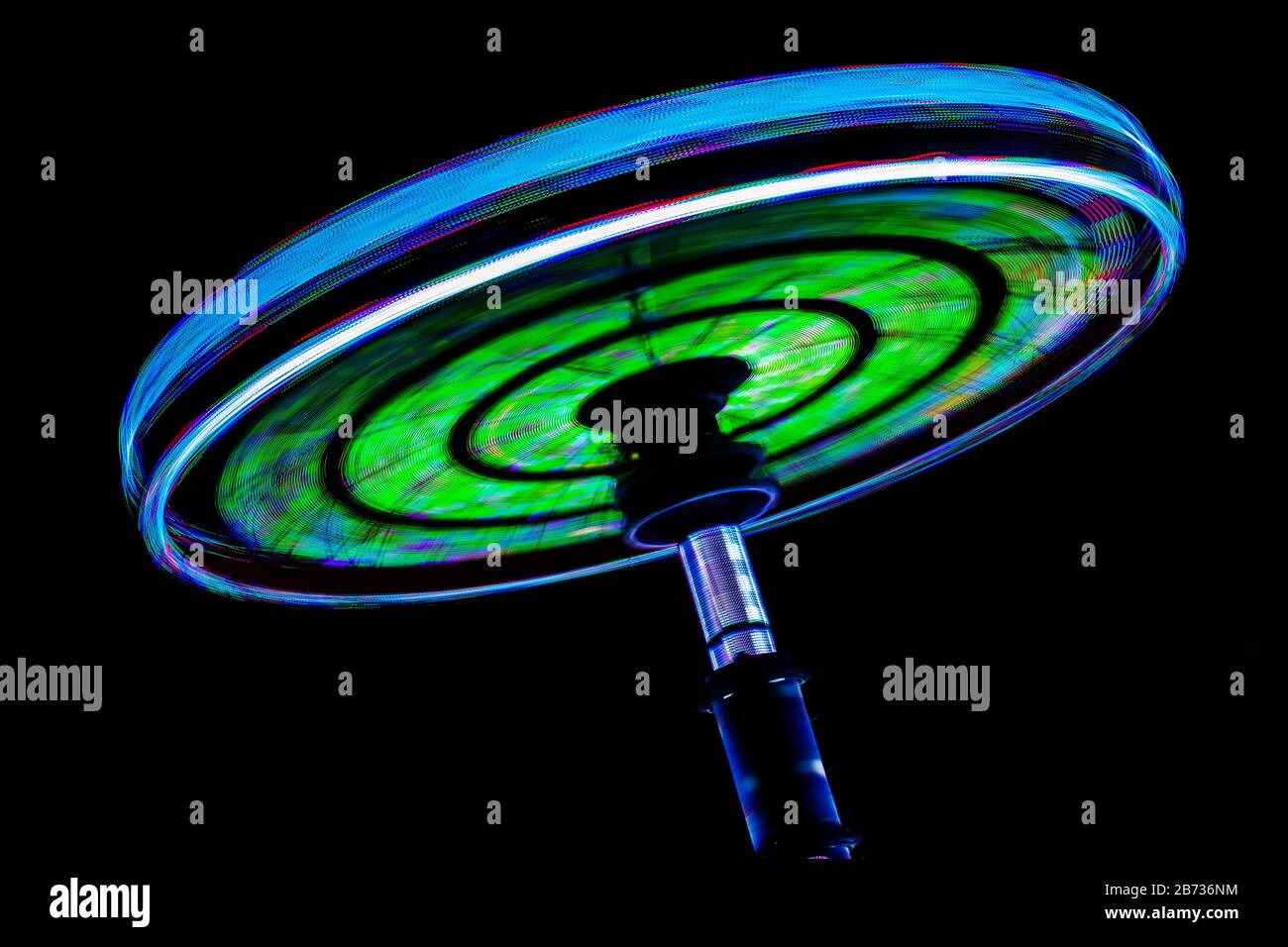 Rotating colored lights Stock Photo - Alamy