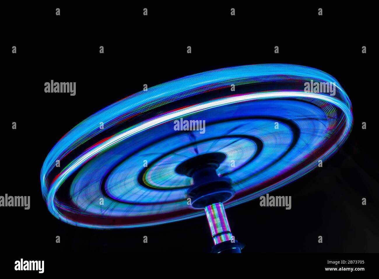Rotating colored lights Stock Photo - Alamy