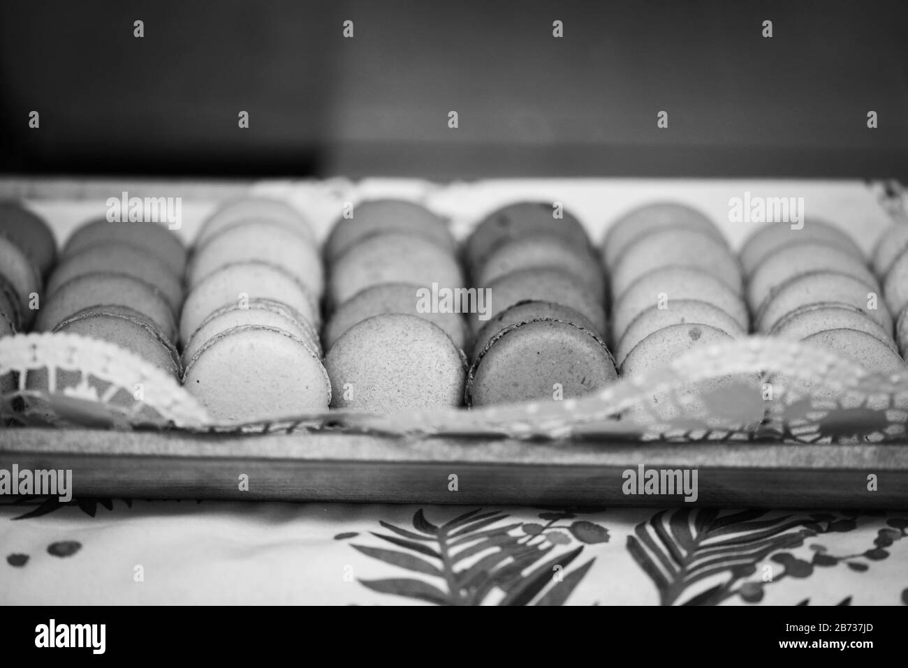 delicious artisanal french mix macaroons Stock Photo - Alamy