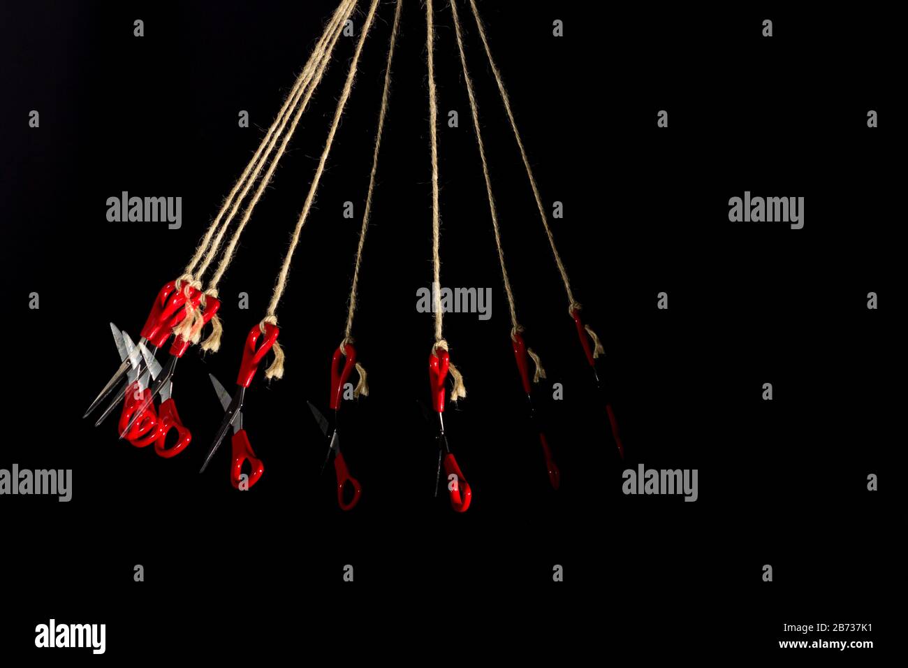 Scissors for manual work and school work, for cutting paper, cardboard ...