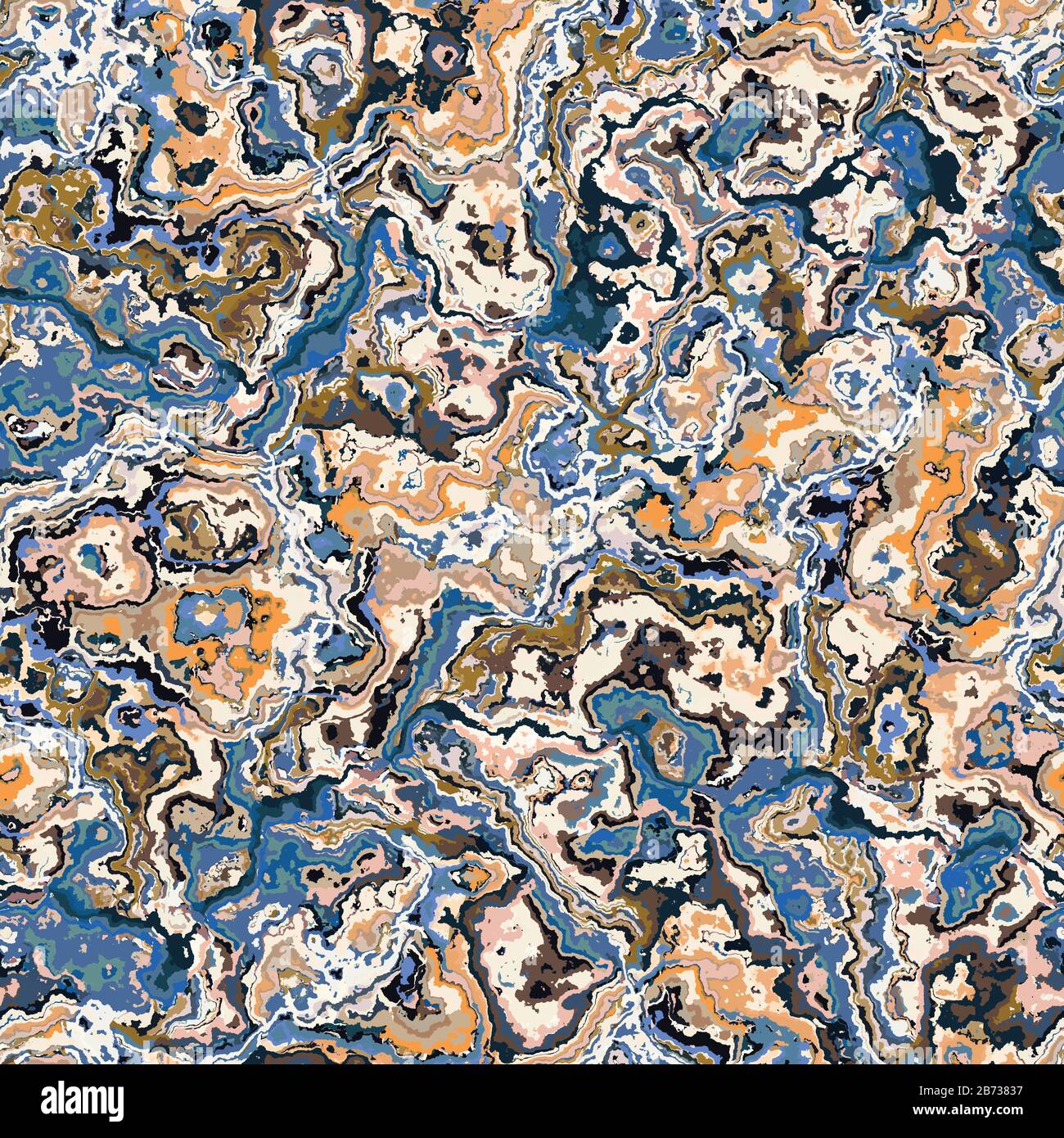 Vibrant painterly mineral stone effect texture seamless pattern. Vivid ...
