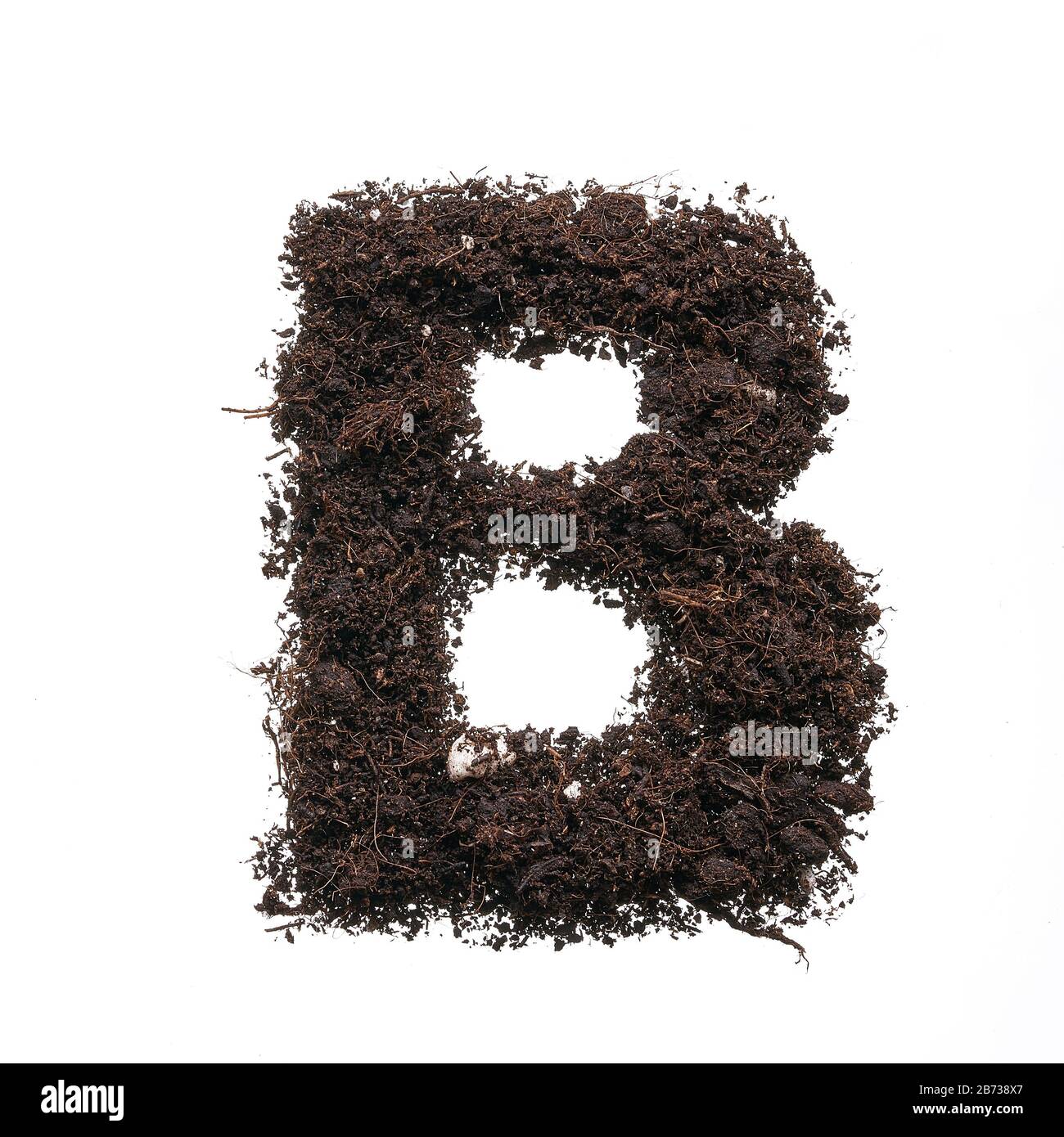 Letter of the English alphabet isolated on white background. Stencil ...