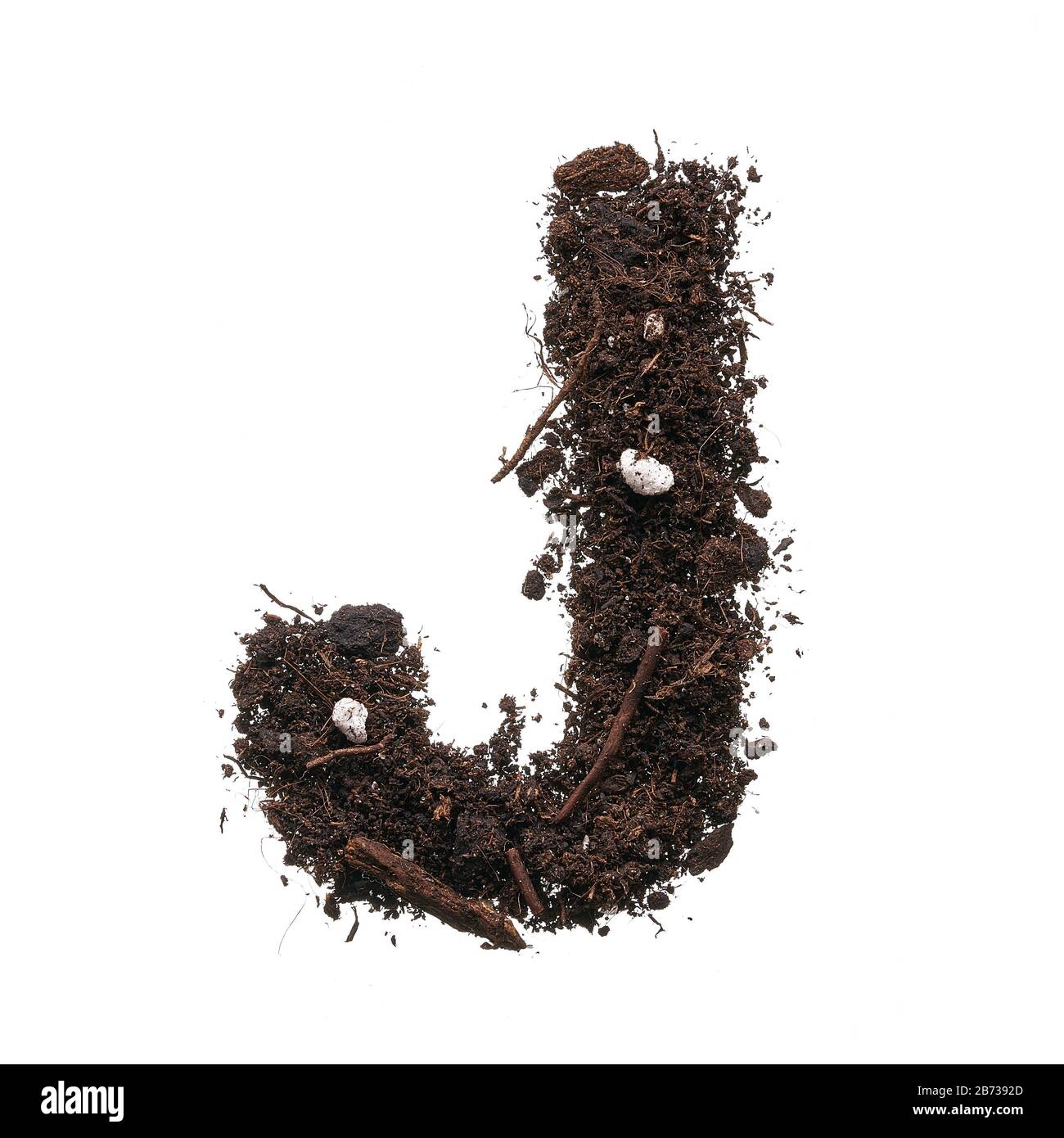 Letter of the English alphabet isolated on white background. Stencil ...