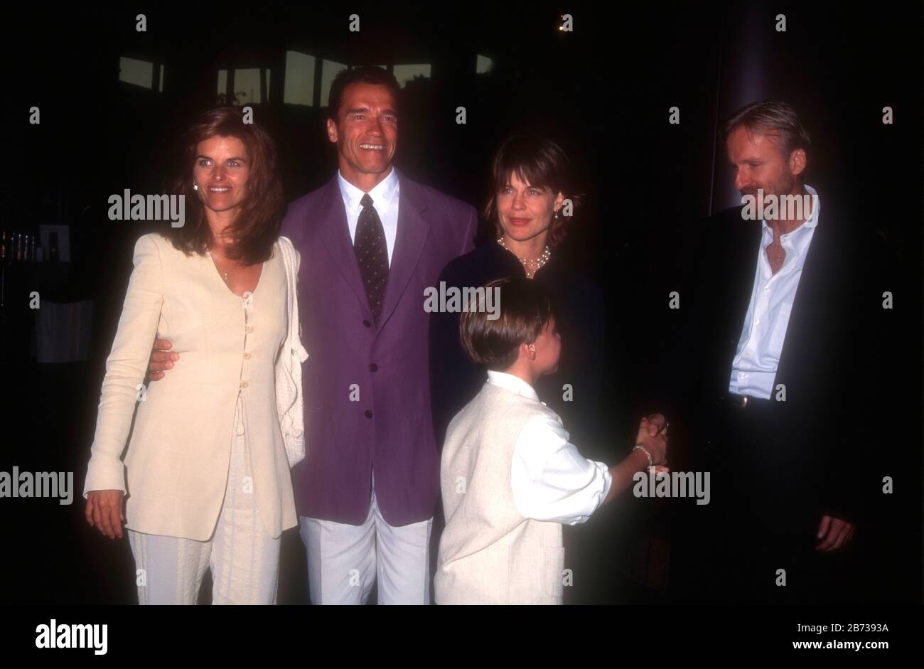 Los Angeles, California, USA 18th July 1995 Maria Shriver, actor Arnold ...