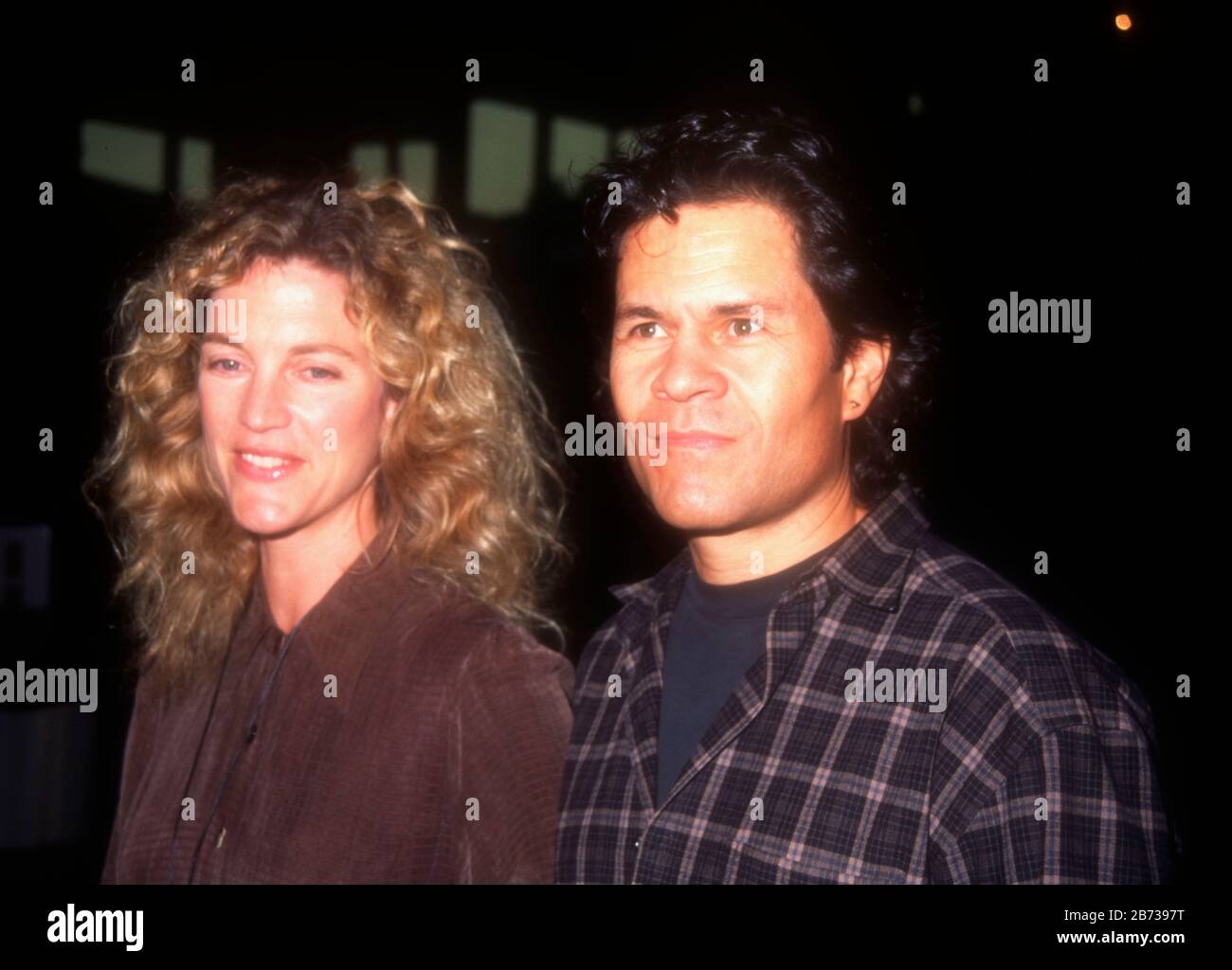 Los Angeles, California, USA 18th July 1995 Leslie Bryans and husband ...