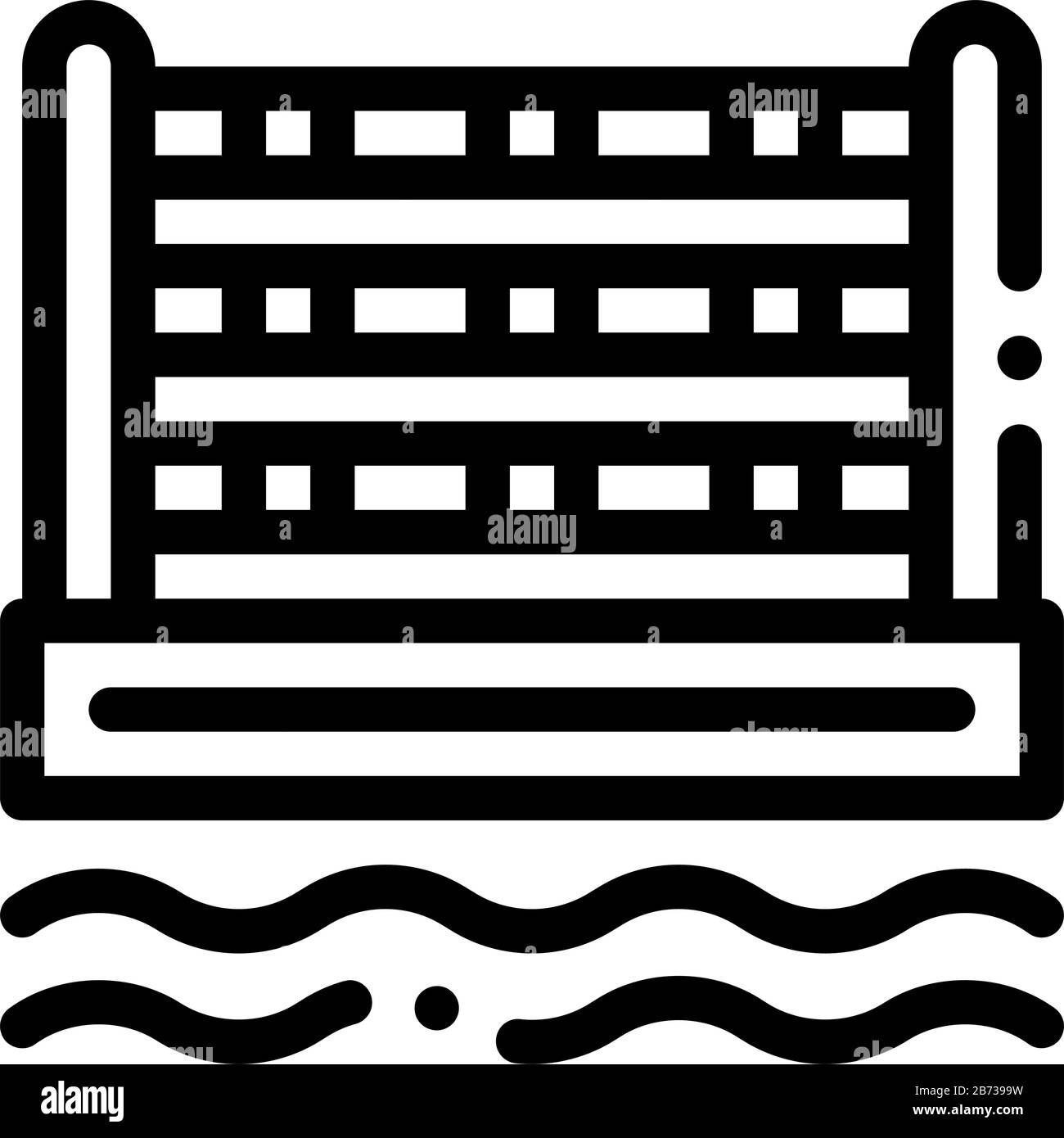 Sport Barrier Icon Vector Outline Illustration Stock Vector Image & Art ...