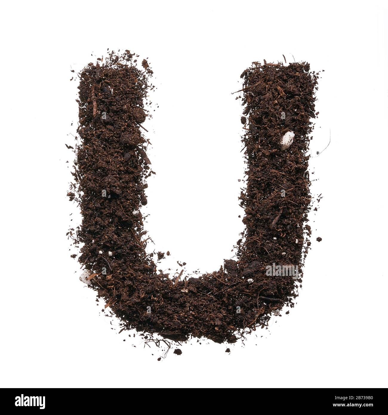 Letter of the English alphabet isolated on white background. Stencil ...