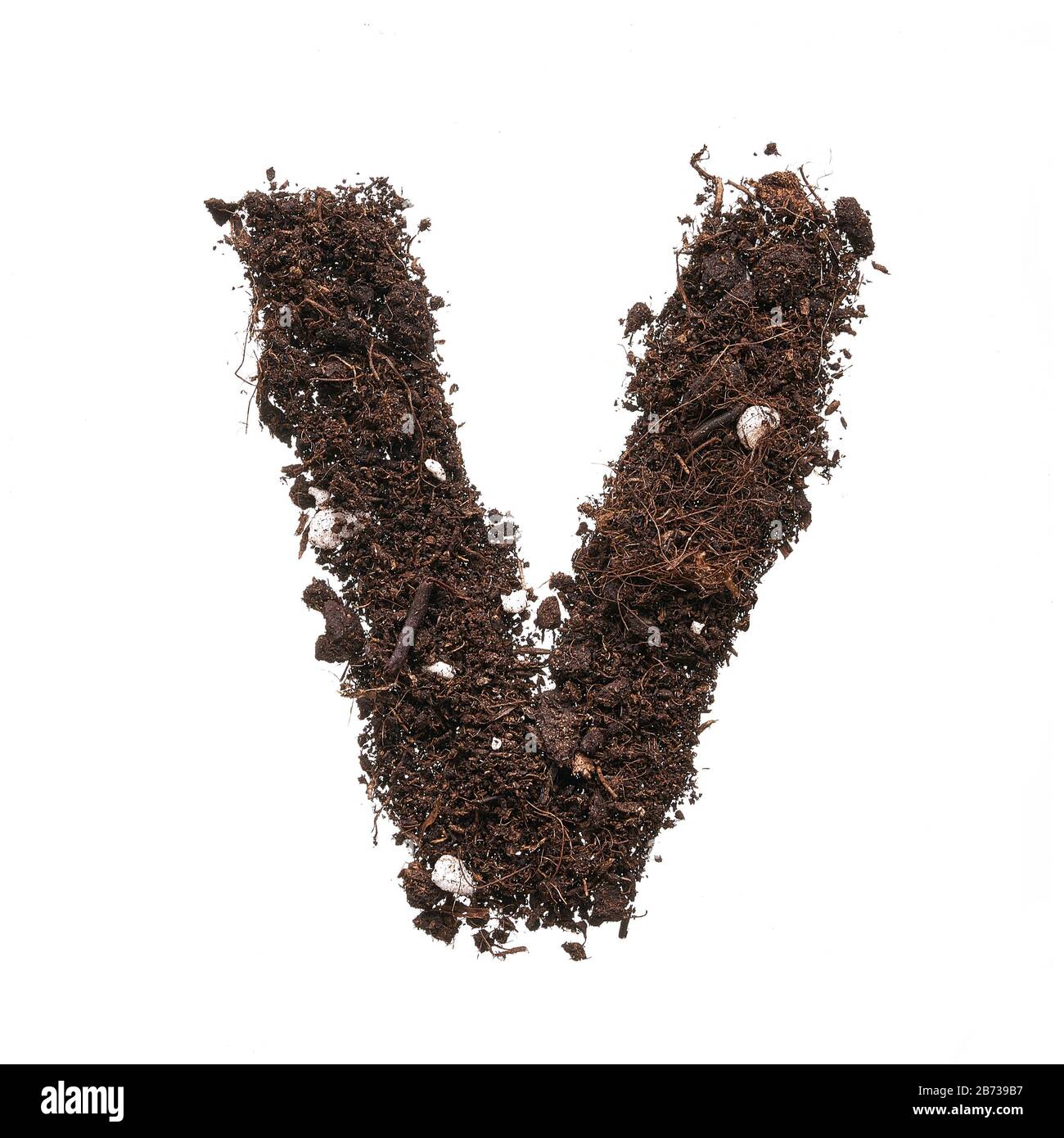 Letter of the English alphabet isolated on white background. Stencil ...