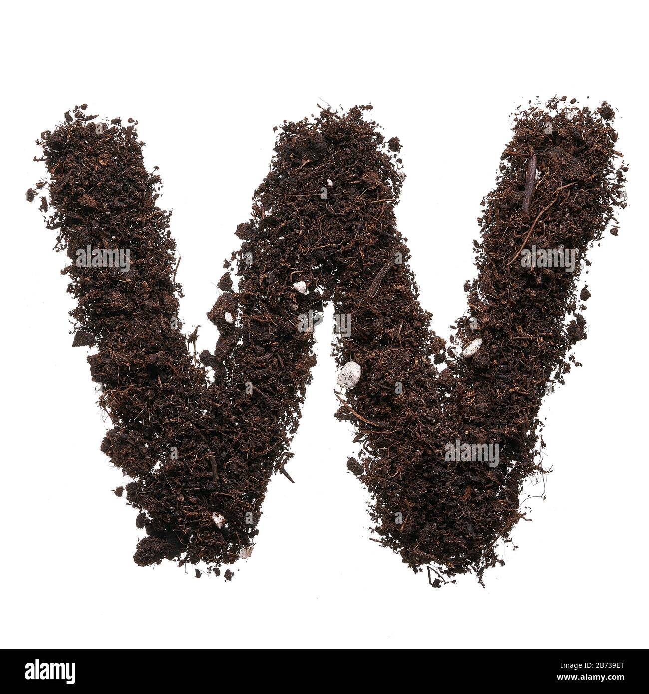 Letter of the English alphabet isolated on white background. Stencil ...