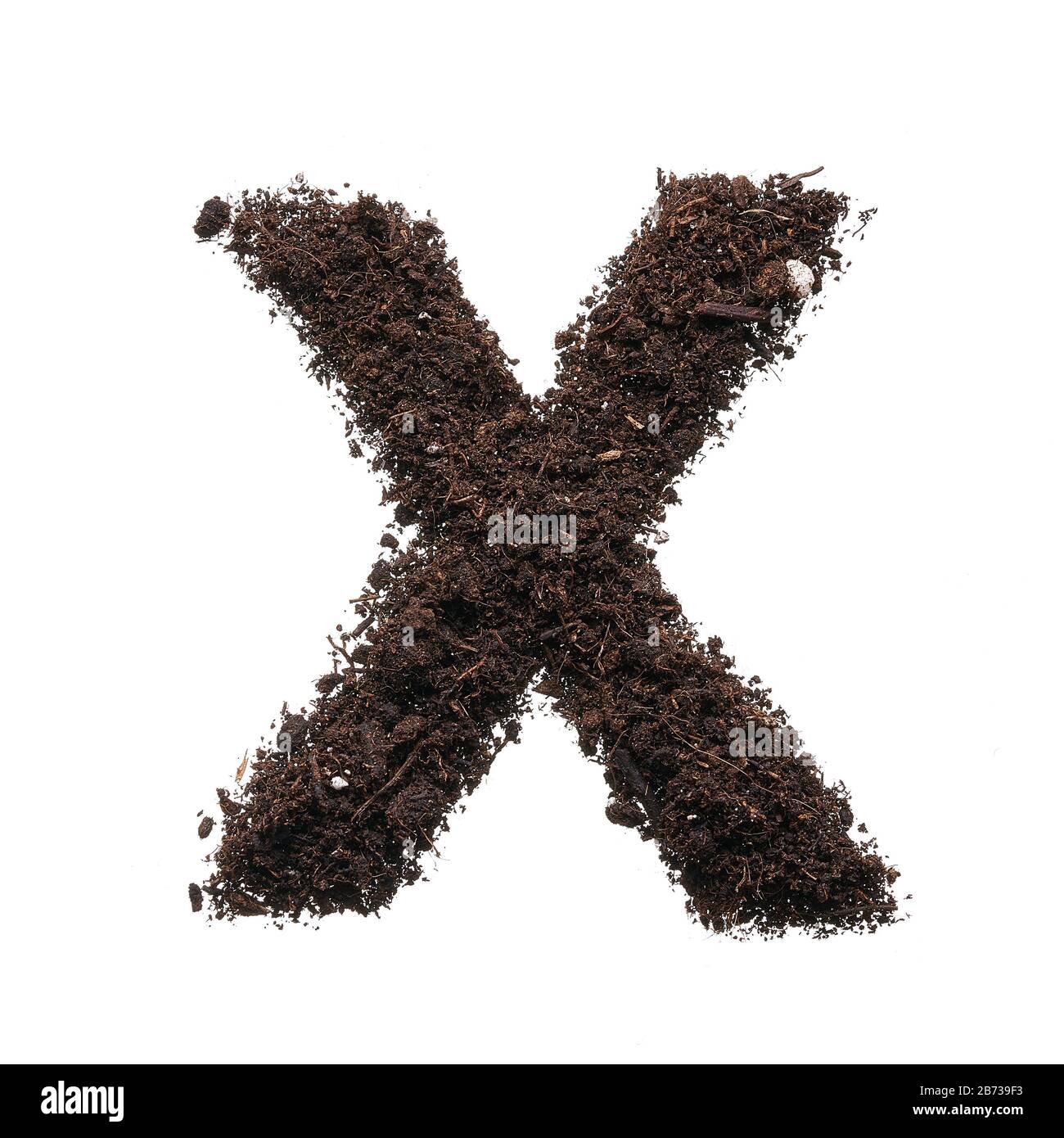 Letter of the English alphabet isolated on white background. Stencil ...