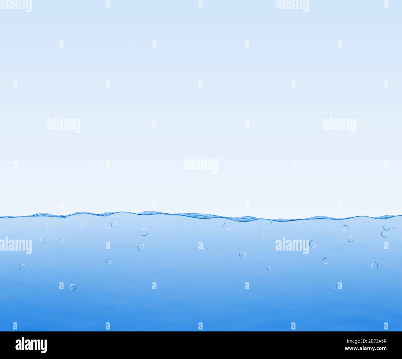 Under water level illustration Stock Photo - Alamy