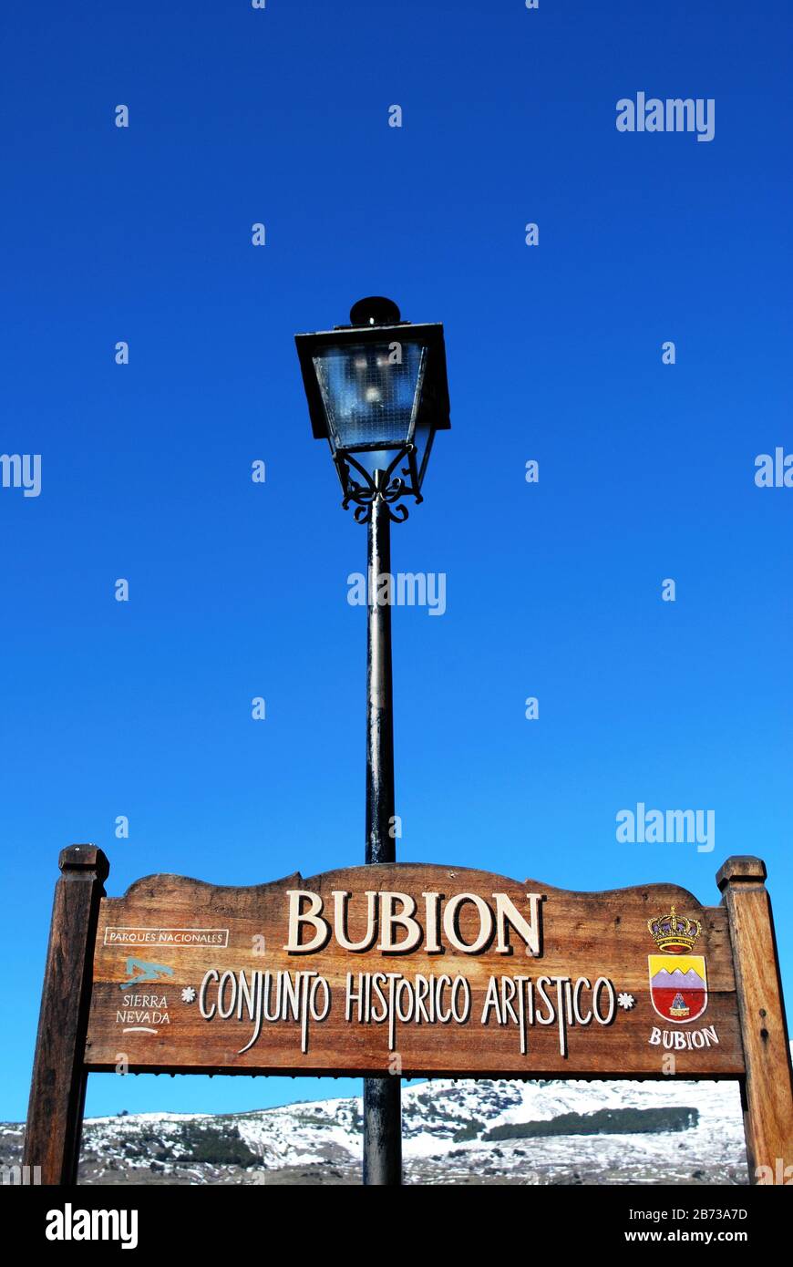 Wrought iron sign with name of town hi-res stock photography and images ...