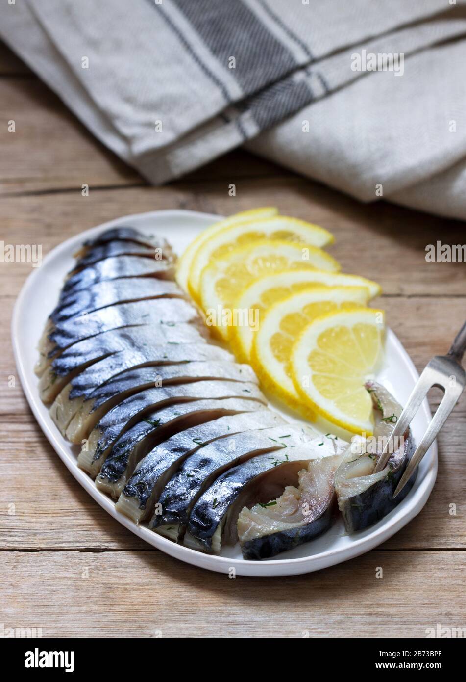 Mackerel gravlax hi-res stock photography and images - Alamy