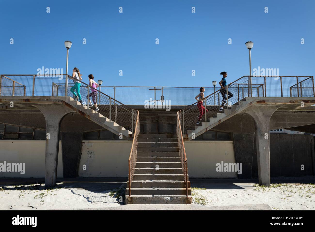Senior man climbing stairs hi-res stock photography and images - Alamy